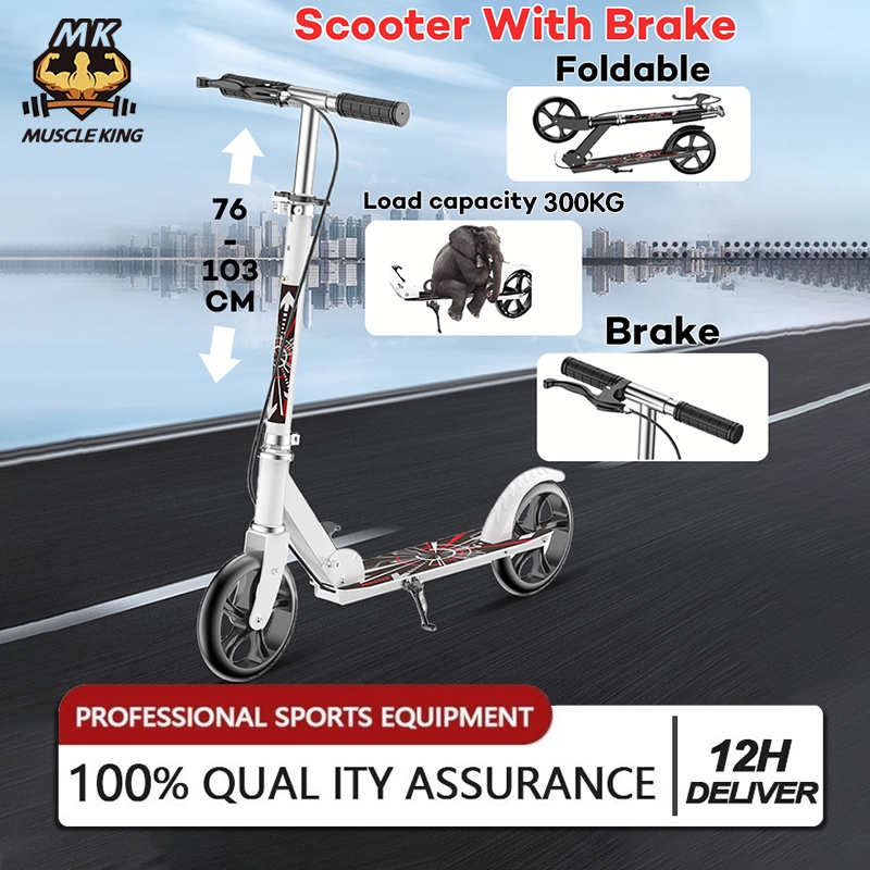 Scooter for kids Adult Outdoor Scooter Foldable With foot brake and ...