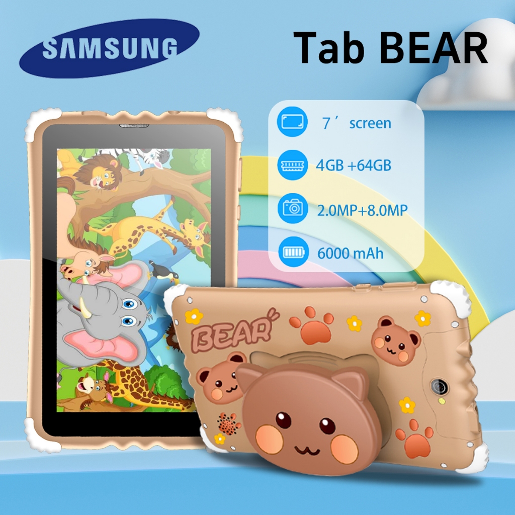 Samsung Tab Bear Kid's tablets Android 12.0 8GB+256GB 5G Tablet 7.0 ...