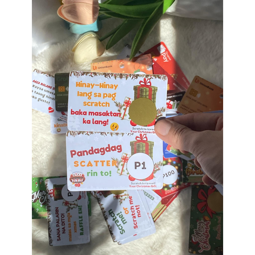 Scratch Card （Christmas and Witty Designs） | Shopee Philippines