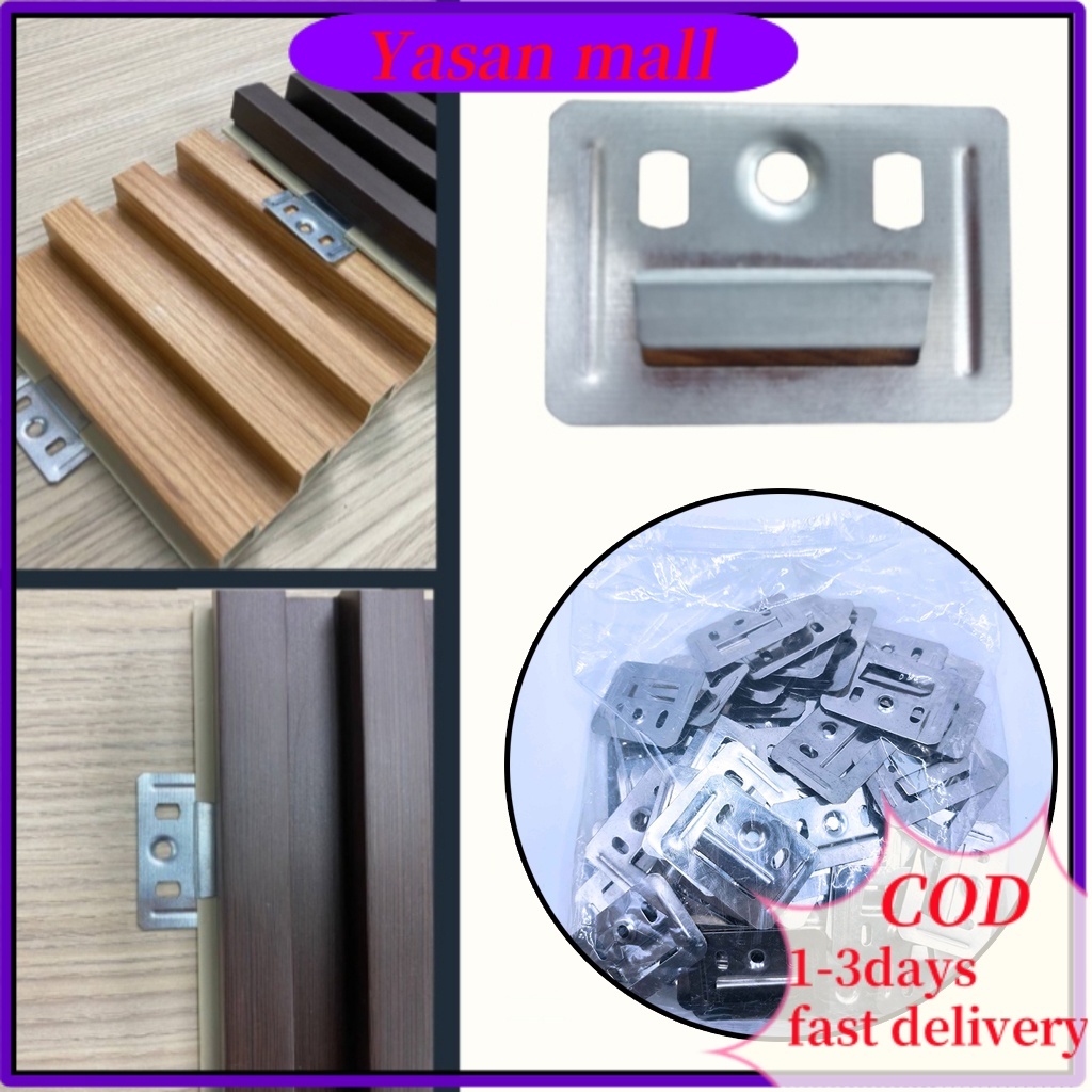 Metal Clip for Wpc wall and ceiling Fluted cladding clip only indoor ...