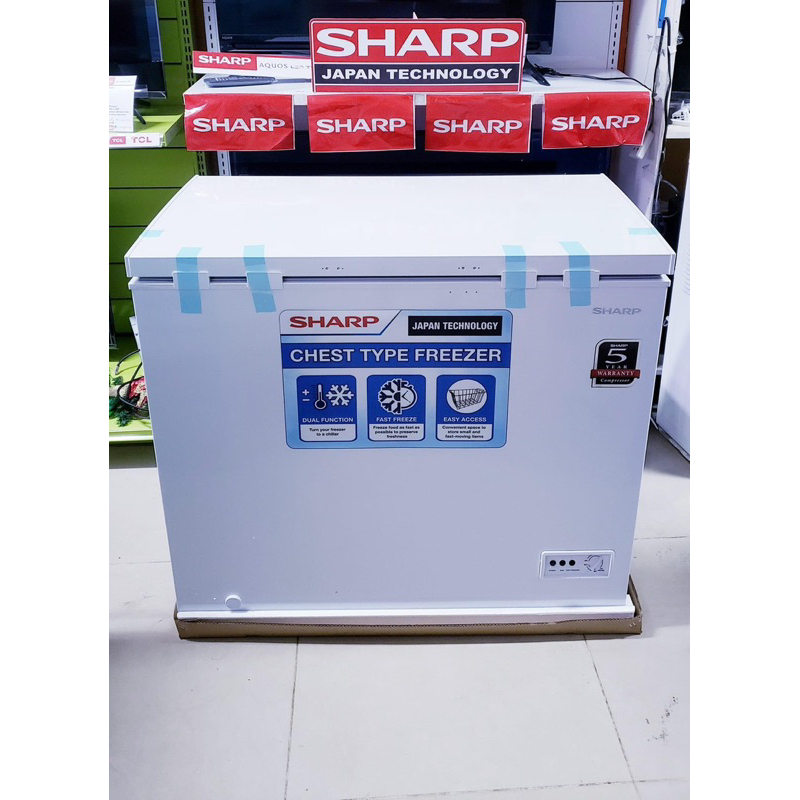 Brand New Stock Sharp chest 5.3cu ft freezer. | Shopee Philippines