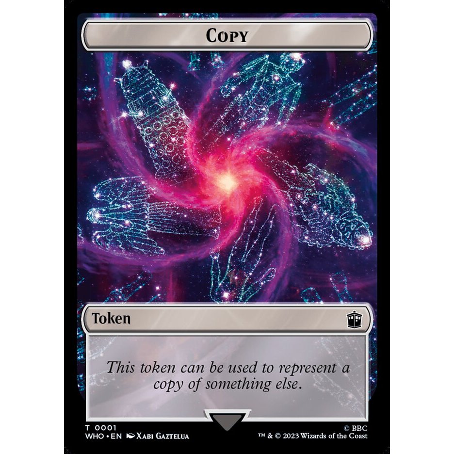 MTG Singles: Copy // Alien Double-Sided Token - Universes Beyond ...