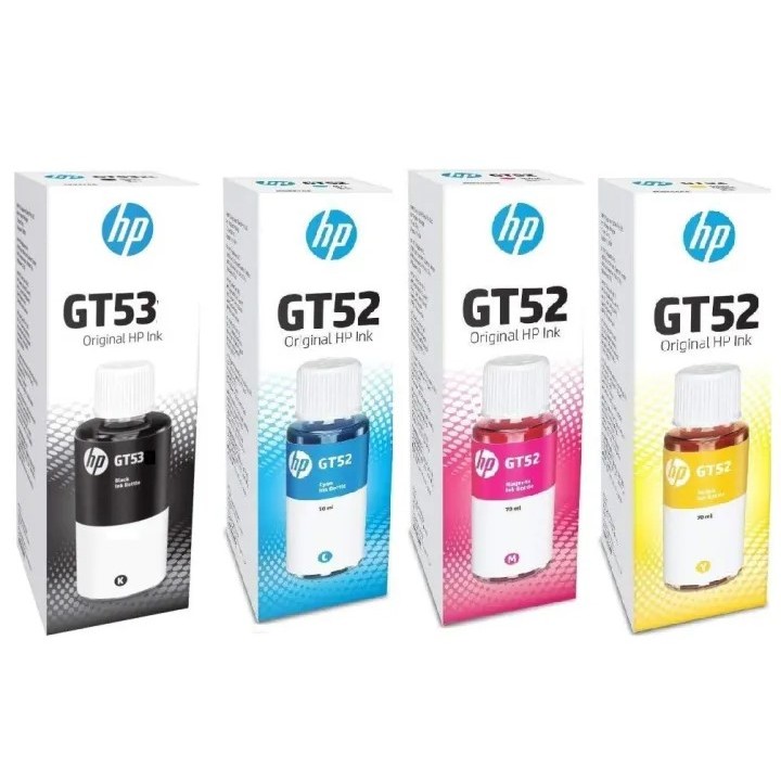 Original HP Ink GT53 Black GT52 CMY Set Of 4units Ink Bottle For GT5810 ...