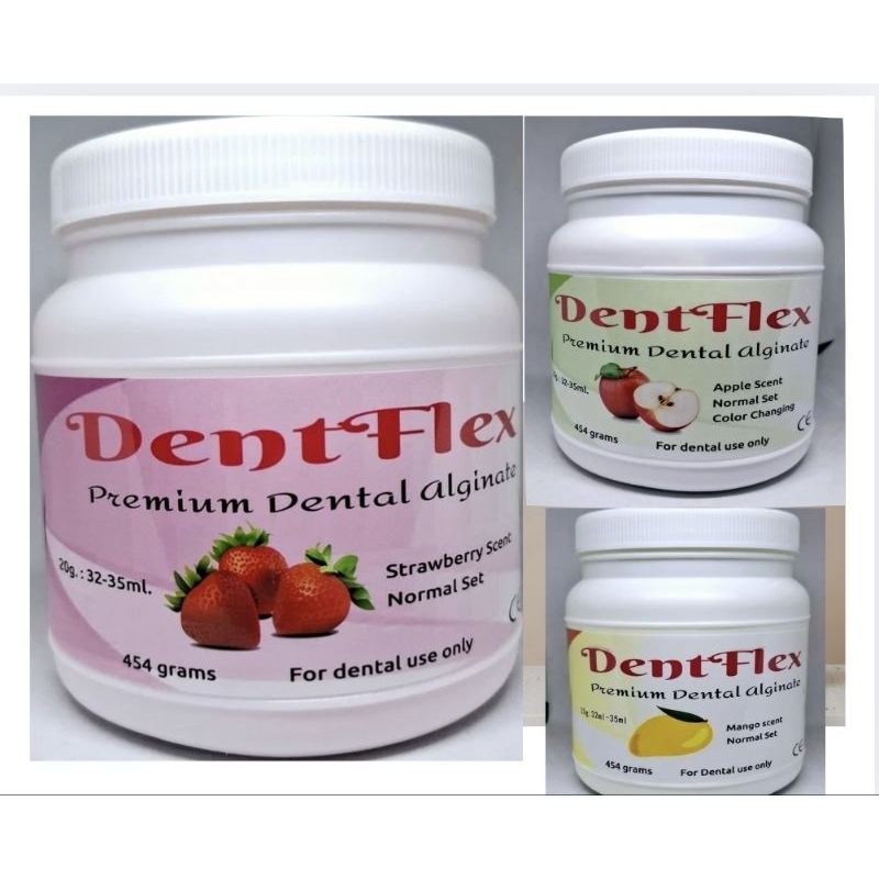 DENFLEX Dental Alginate 454g (Strawberry, Apple, Mango) | Shopee Philippines