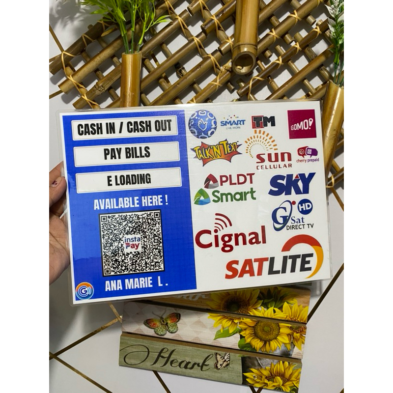 GCASH QR A4 LAMINATED SIGNAGE (BACK TO BACK PRINTING) 220 GSM | Shopee Philippines