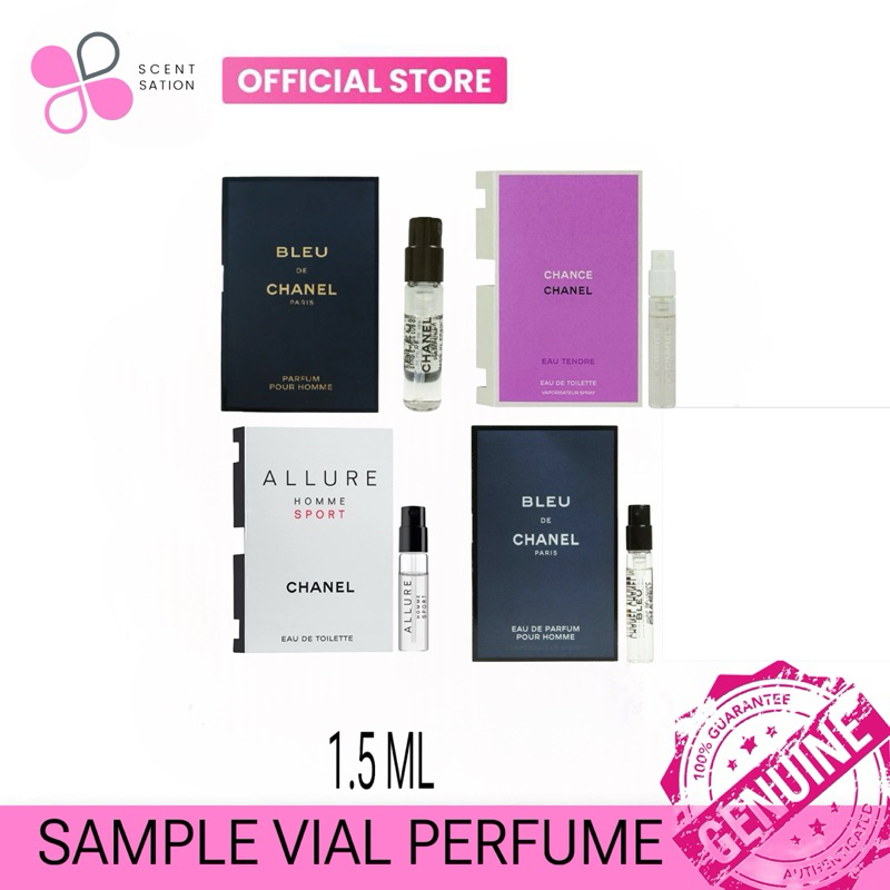 SAMPLE VIAL PERFUME 1ML-2ML (AUTHENTIC) | Shopee Philippines