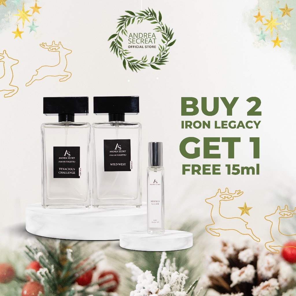【2PCS】Andrea Secret Iron Legacy Series Bundle | 100ML | Sexy Men ...