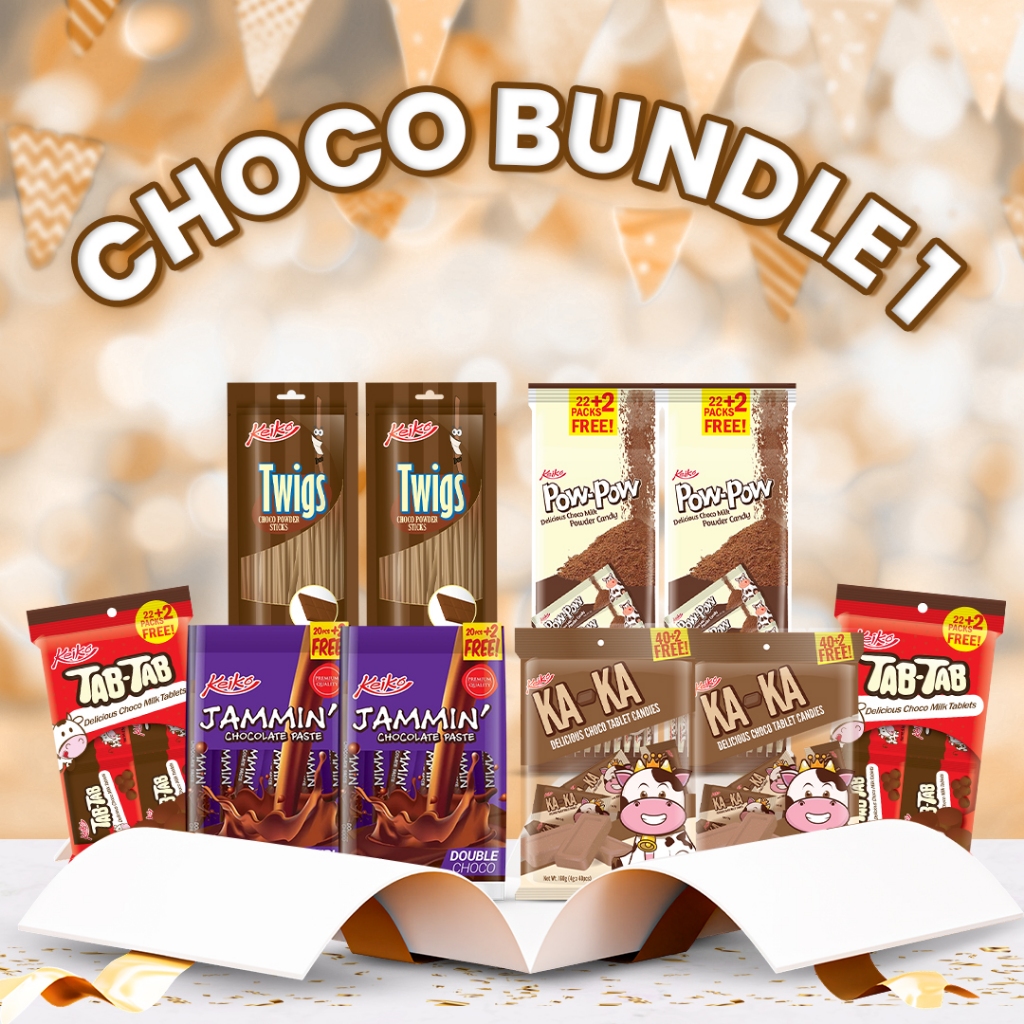 Kiddie Choco Bundle 1 - Jammin' (2pcs), Tab-Tab (2pcs), Pow-Pow (2pcs ...