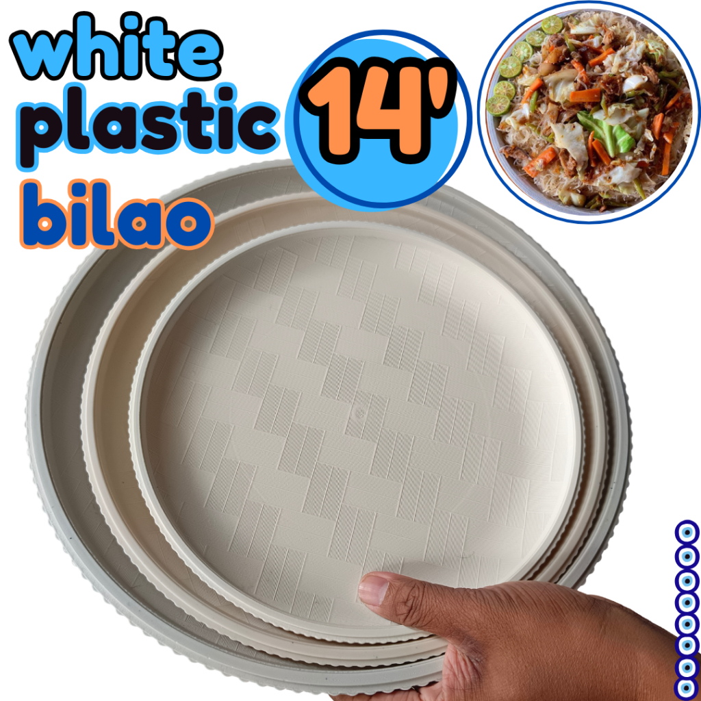 DragonWare8 14" WHITE PLASTIC BILAO | Shopee Philippines