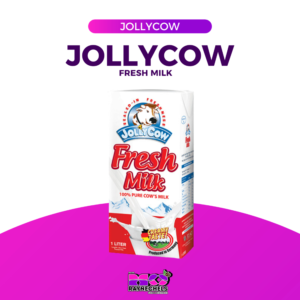 JOLLY COW Fresh Milk | 1L Milk for Coffee | Shopee Philippines
