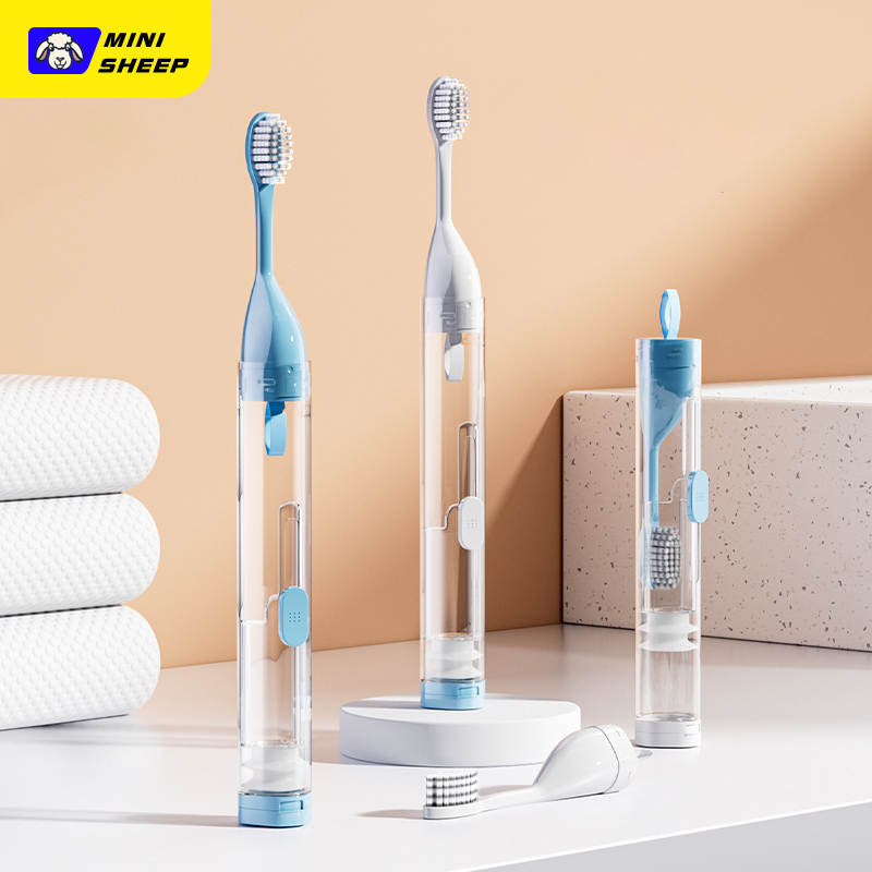 MS Portable Travel Toothbrush Set with Toothpaste Storage Folding ...