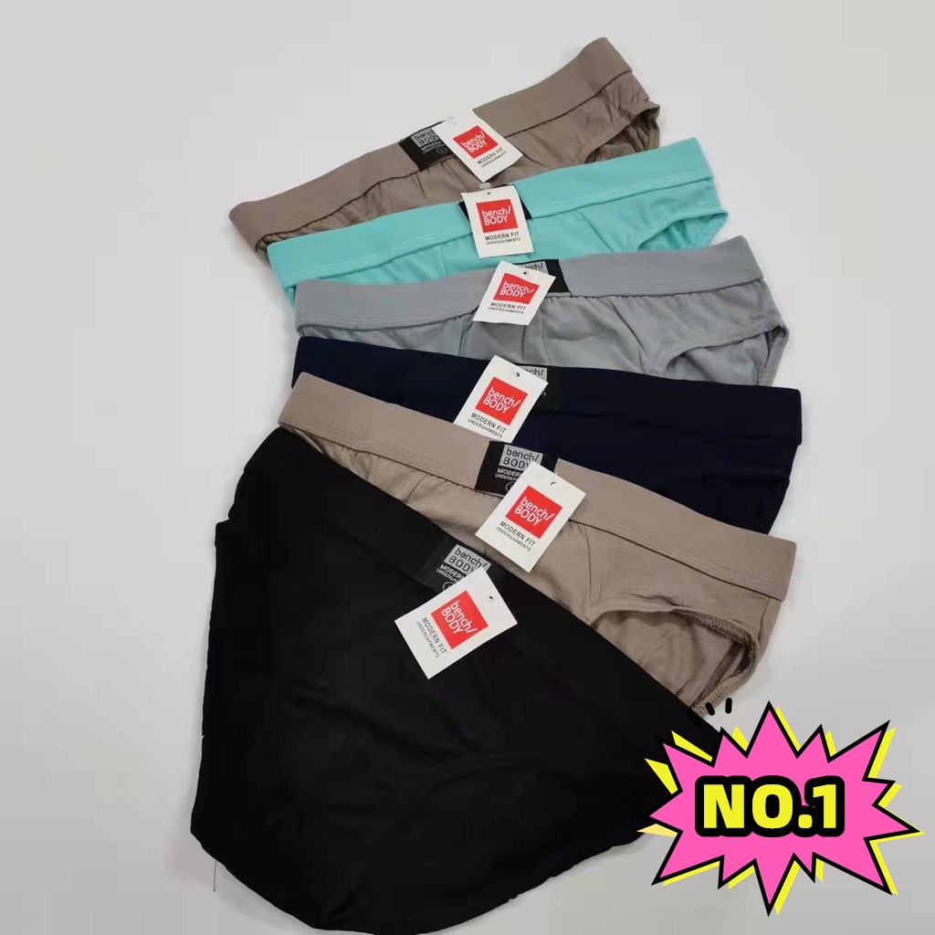 Bench brief For Men good quality plain Original underwear 95% cotton 5% ...