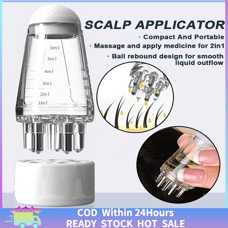 Scalp Applicator Head Massager Roller Brush for Liquid Medicine ...