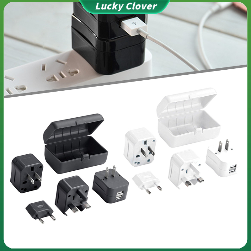 3 In 1 All Types Universal Adapter Portable Global Travel Conversion Plug Multi-function ...