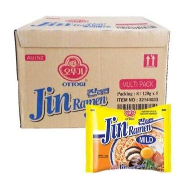 JIN RAMEN MILD ENGLISH VERSION 120G / SHIN RAMEN ORIGINAL1 BOX ( 40PCS ...