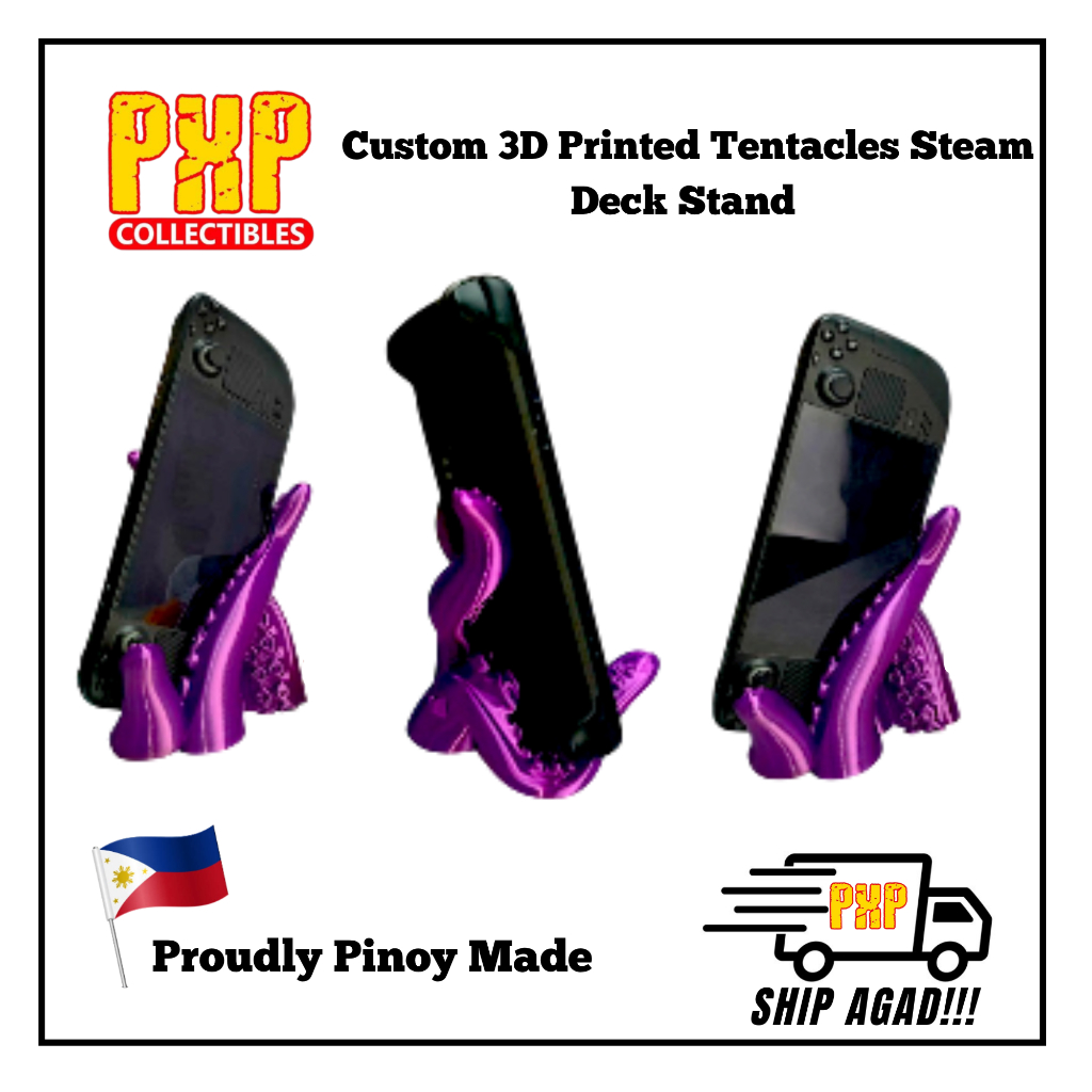 Custom 3D Printed Tentacles Steam Deck Stand - Unleash the Power of the ...