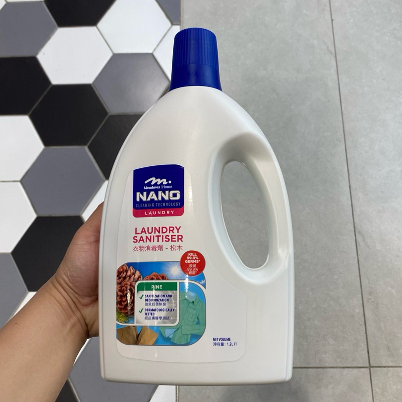 MEADOWS HOME NANO LAUNDRY SANITISER PINE SCENT 1.2L | Shopee Philippines