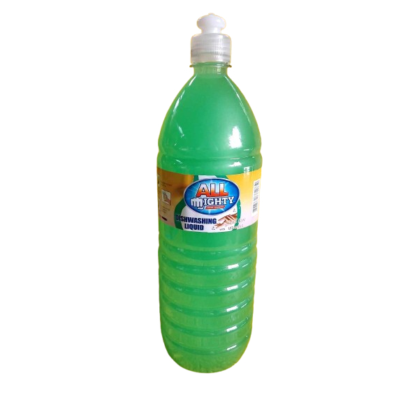 ALL MIGHTY Dishwashing Liquid Extra Strength [Neon Green] (970 ml) - 1 ...