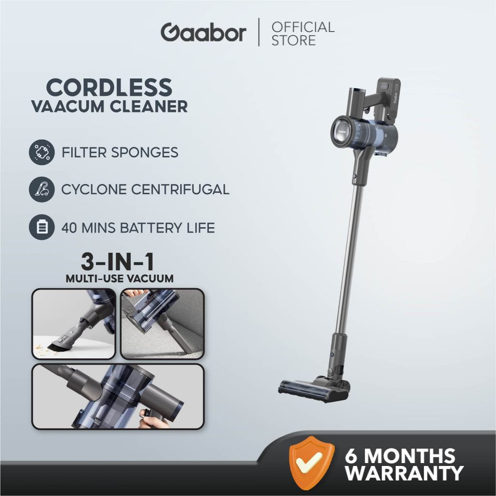 Gaabor Vacuum Cleaner 3-In-1 Multi-Use Power Suction Lightweight ...