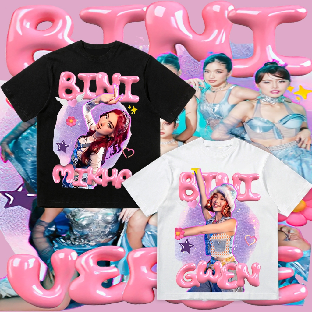 BINI JERSEY Inspired Kids Shirt -- MIKHA MALOI SHEENA COLET JHOANNA ...