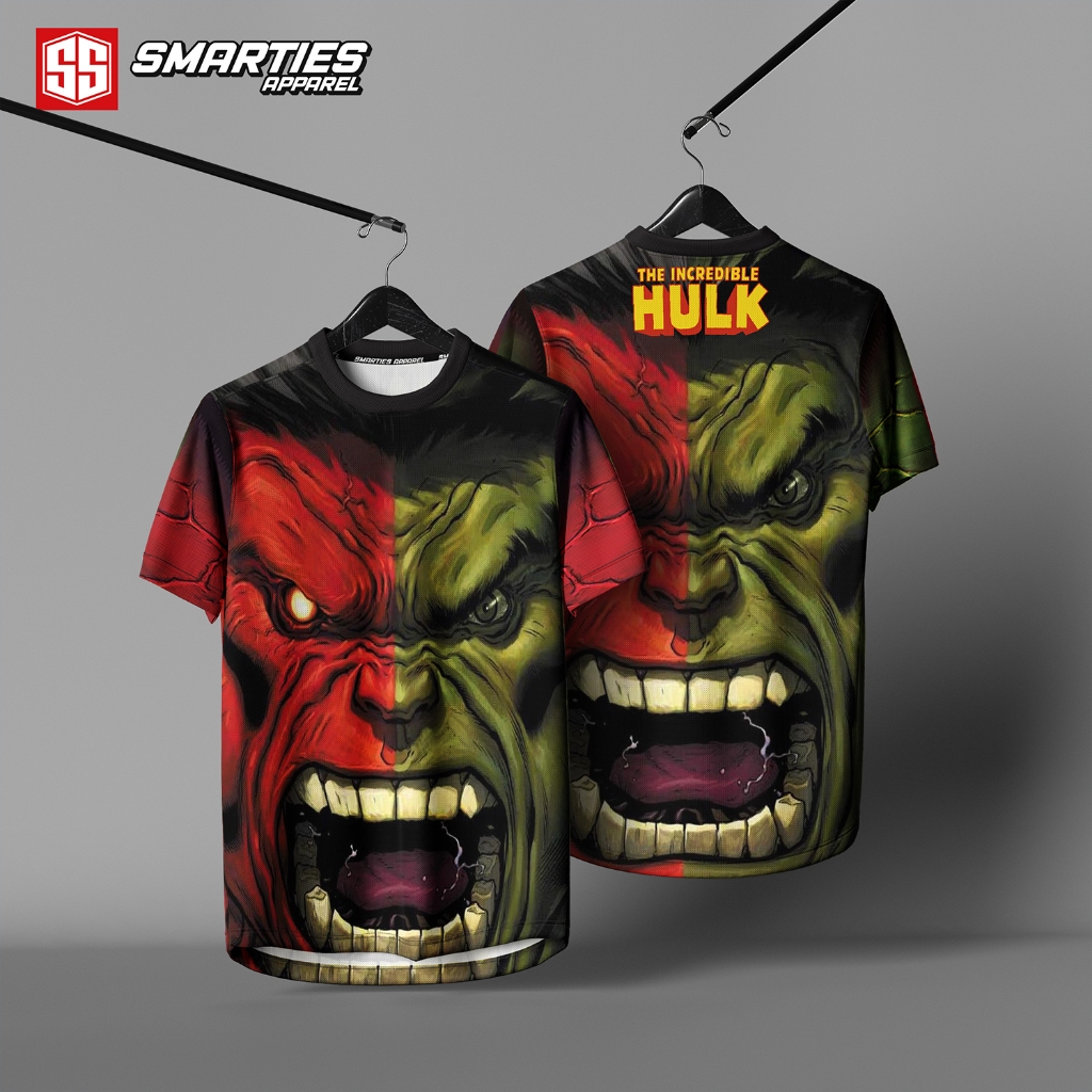 Smarties Apparel Supershirt Hulk SS0019 Gym Running Beach Active Sports ...