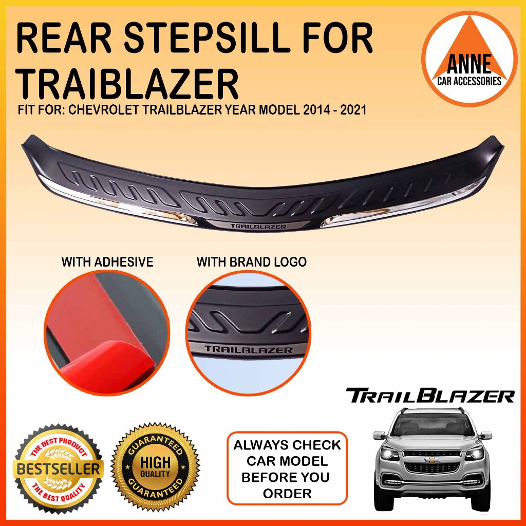 Rear Stepsill for Chevrolet Trailblazer 2014 - 2021 Rear Bumper Cover ...
