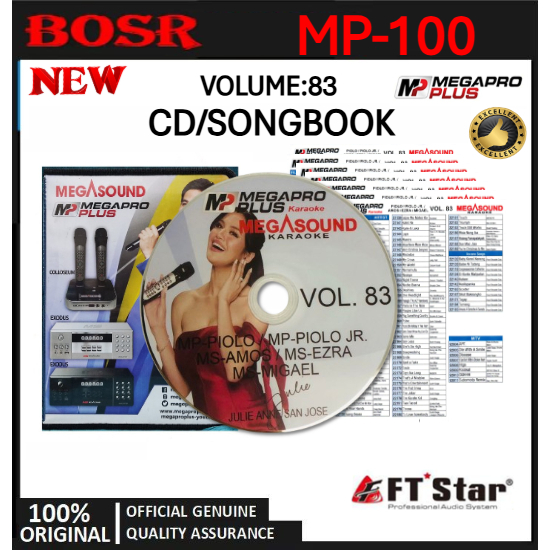 Megapro Plus Songbook & Updated CD for MP-100 Piolo,MP-100JR ...