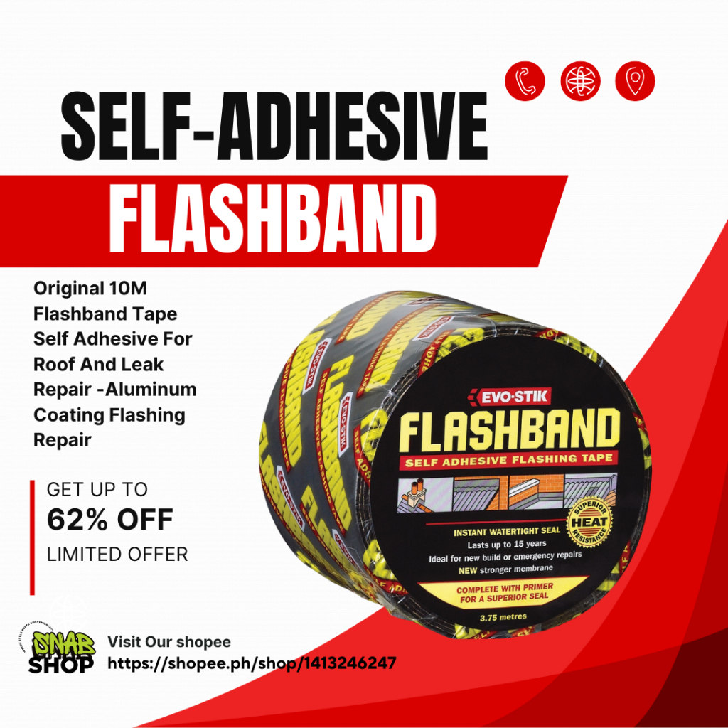 Original 10M Flashband Tape Self Adhesive For Roof And Leak Repair ...