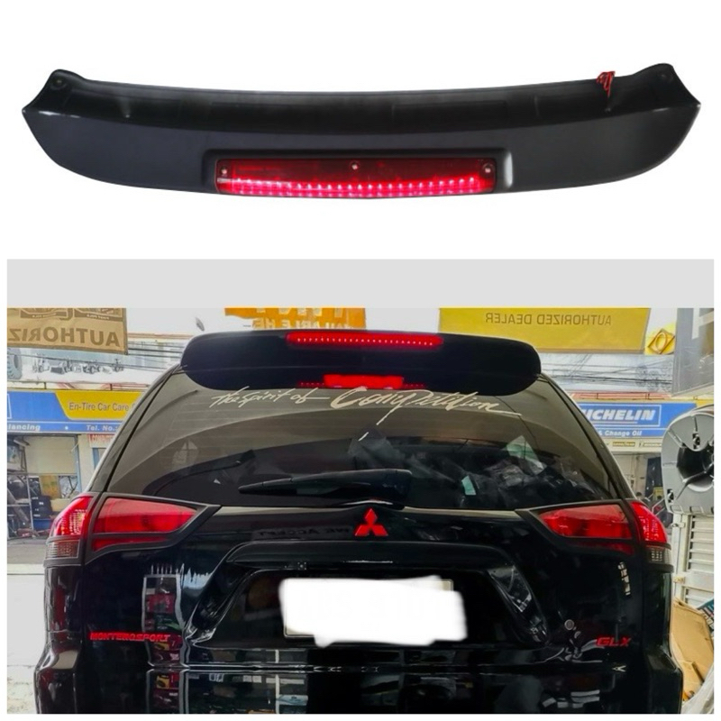 Mitsubishi Montero 2008 - 2015 Spoiler with Light | Shopee Philippines