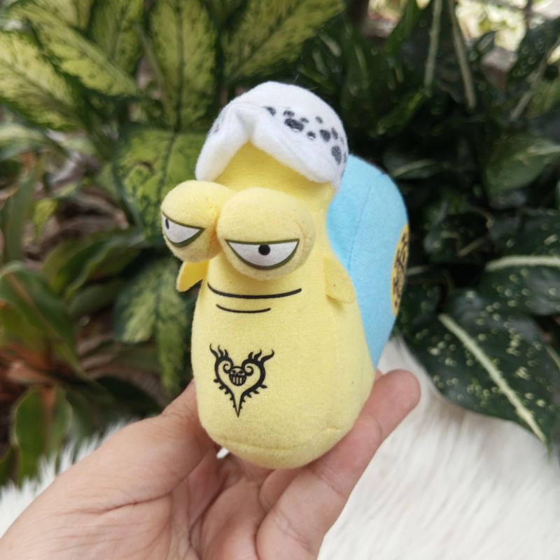 BANPRESTO One Piece Trafalgar Law Transponder Snail Plush Toy | Shopee ...