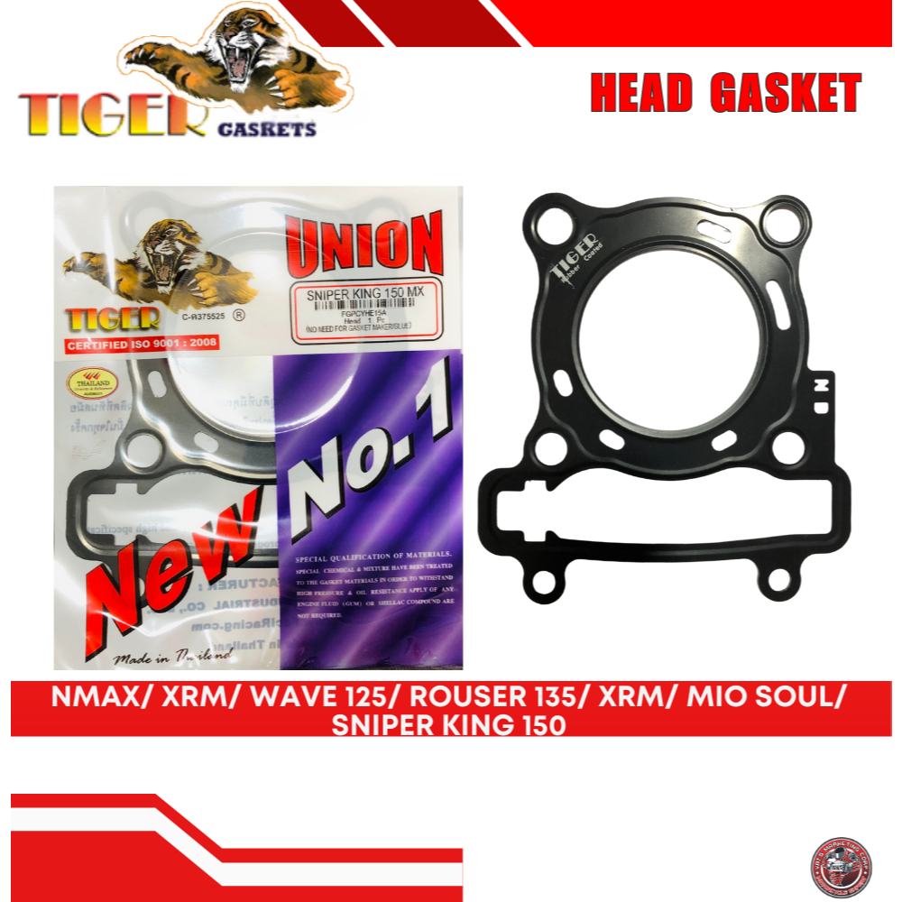 Tiger Cylinder Head GASKET NMAX, WAVE125, ROUSER135, SNIPER150, MIO ...