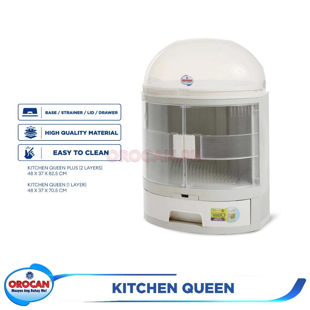 Orocan Kitchen Queen Dish Rack Cabinet, Dish Drainer, Dish Organizer 1 ...