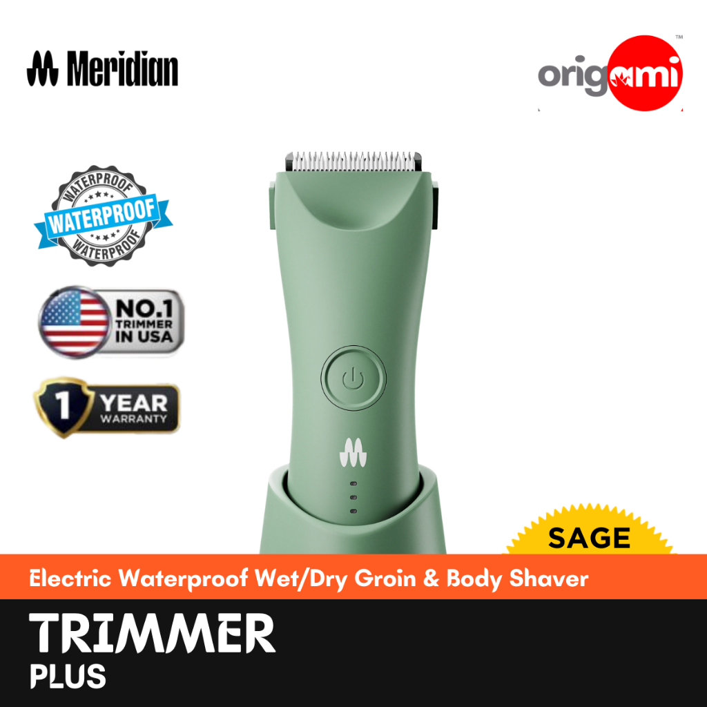 The Trimmer Plus By Meridian Electric Waterproof Wet/Dry Groin & Body ...