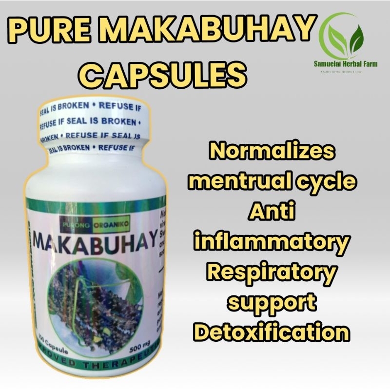 AUTHENTIC MAKABUHAY/ PANYAWAN CAPSULES (100caps.500mg) | Shopee Philippines
