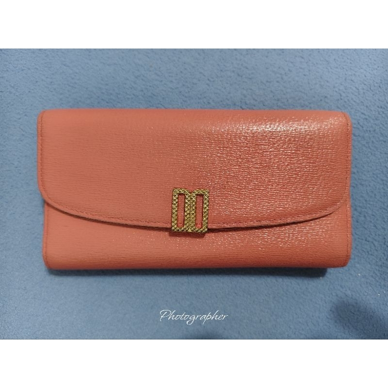 Bifold Long wallet Daks brand Preloved | Shopee Philippines
