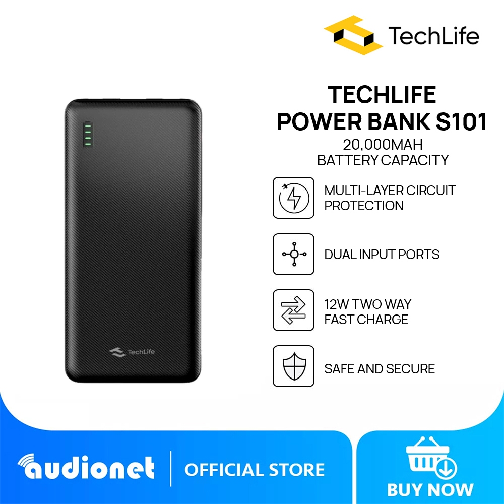 realme TechLife Power Bank S101 10000mAh/20000mAh | Two-Way 12W Fast ...