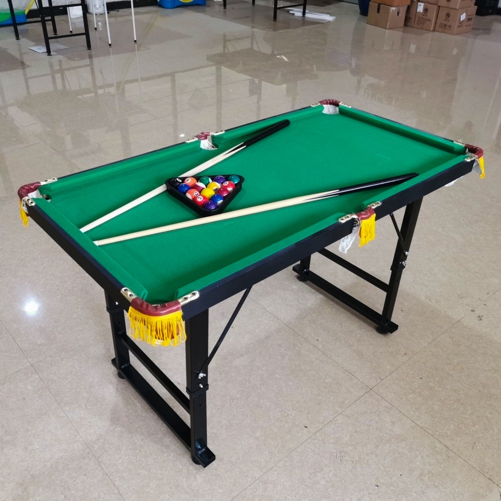 120cm Billiard Table for Kids wooden with Adjustable Metal Leg Pool ...