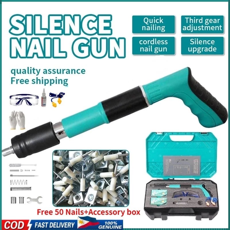 Nail Gun Manual Steel Nail Gun Concrete Ceiling Rivet Tool Steel Rivet ...