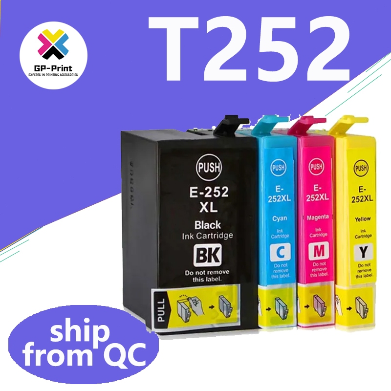 For T252 T 252XL 252 ink cartridge For Epson WorkForce WF-3620 3640 7110 7210 7610 7620 7710 ...
