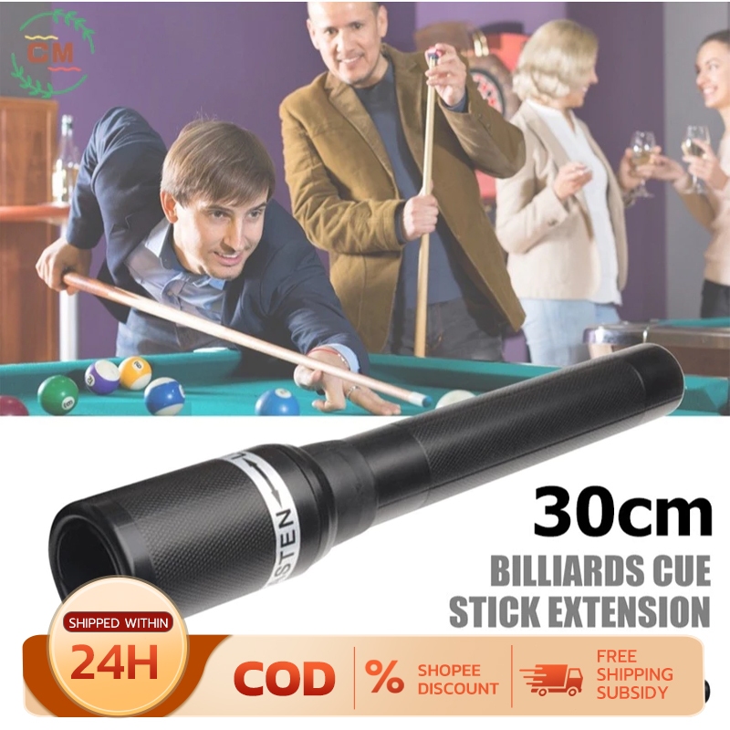 Telescopic Pool Cue Stick Extension 30.5cm Plastic Cue Extension For ...