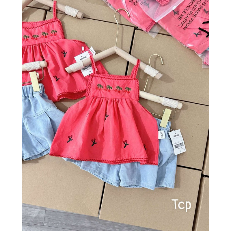 Red Cherry Short Set for Girls | Shopee Philippines