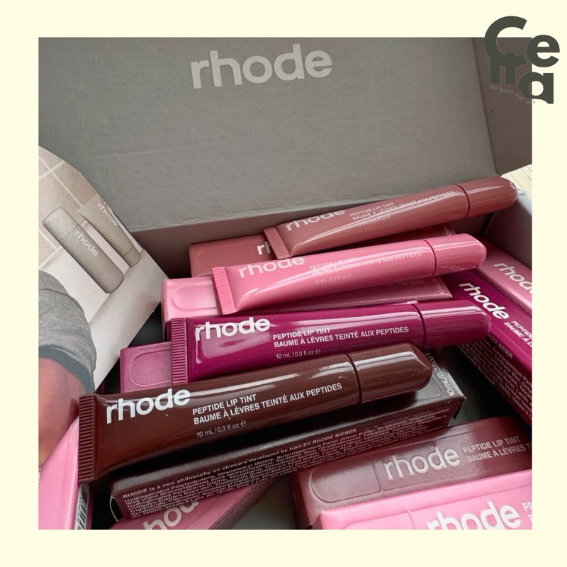 Rhode Peptide Lip Tint and Treatment Hailey Beiber Lip Gloss | Shopee ...