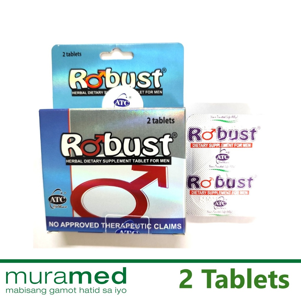 ATC Robust Tablet 2's/Pack | Shopee Philippines