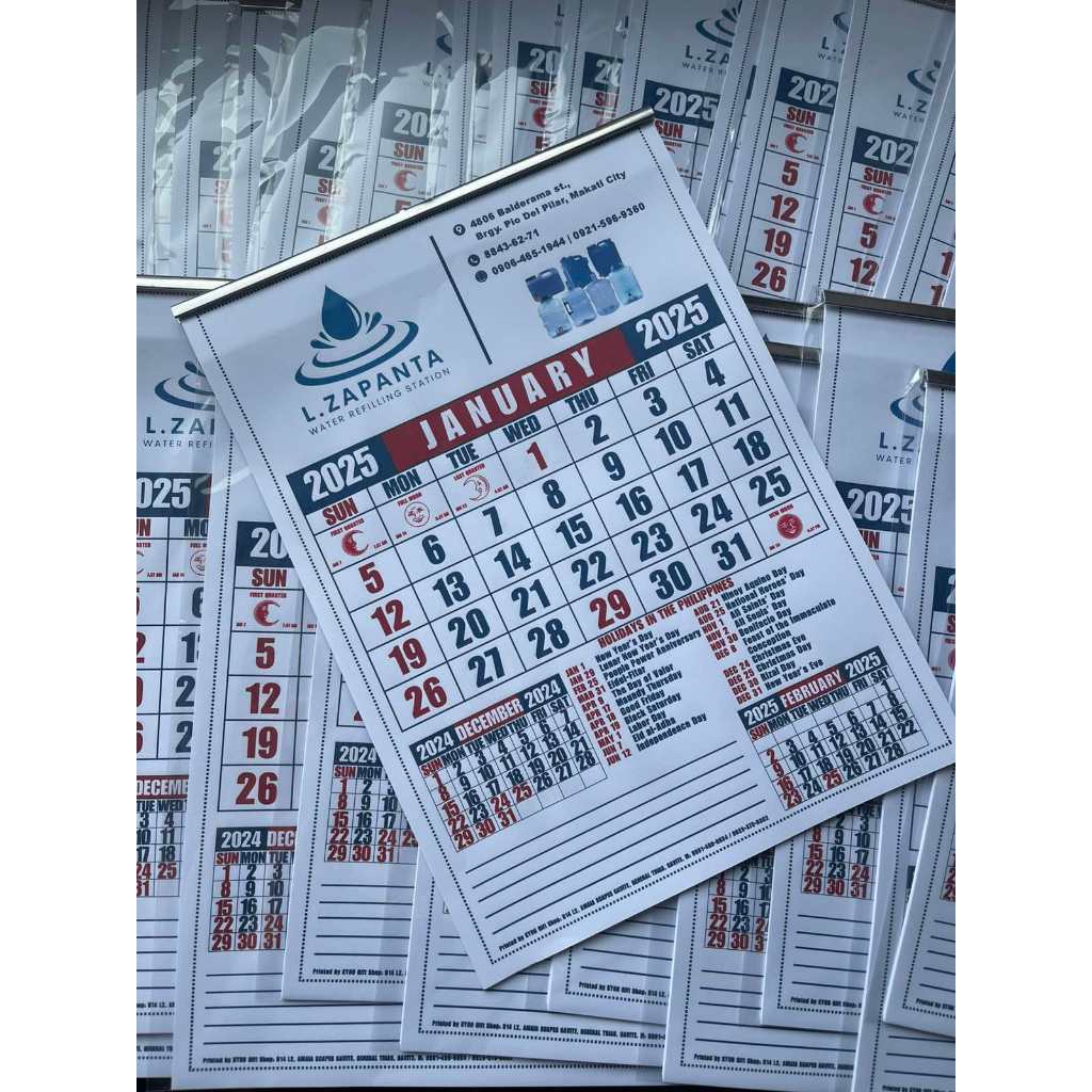 KYCO A4 2025 CALENDAR (WALL HANGING) | Shopee Philippines