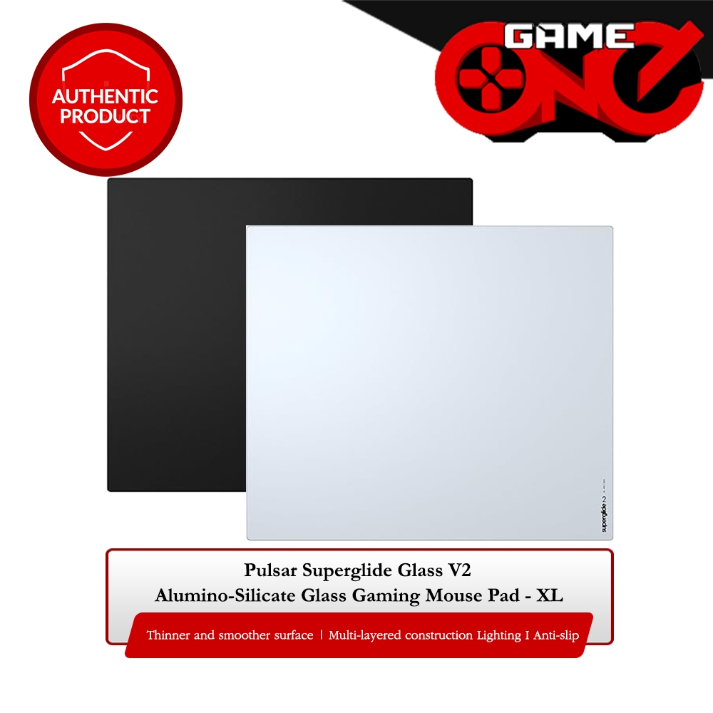 Pulsar Superglide Glass V2 Alumino-Silicate Glass Surface Gaming Mouse ...