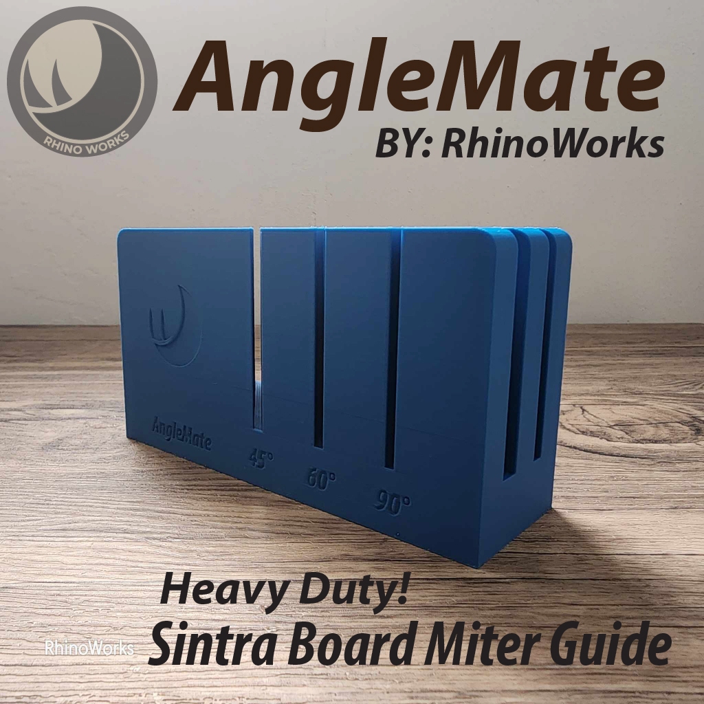 AngleMate Heavy Duty Miter Guide, Sintra board Miter guide, 3mm and 5mm ...