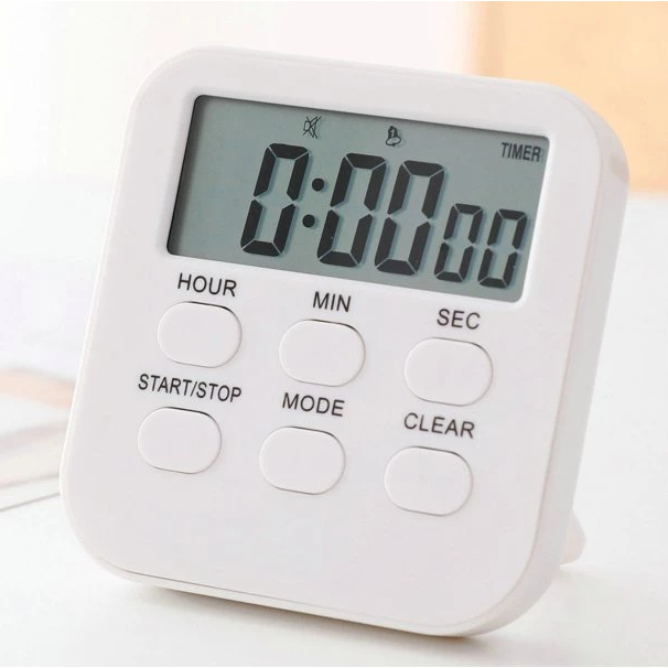 MT- LABORATORY TIMER (LARGE LCD) WITH MAGNET AND BRACKET WITH SOUND ...