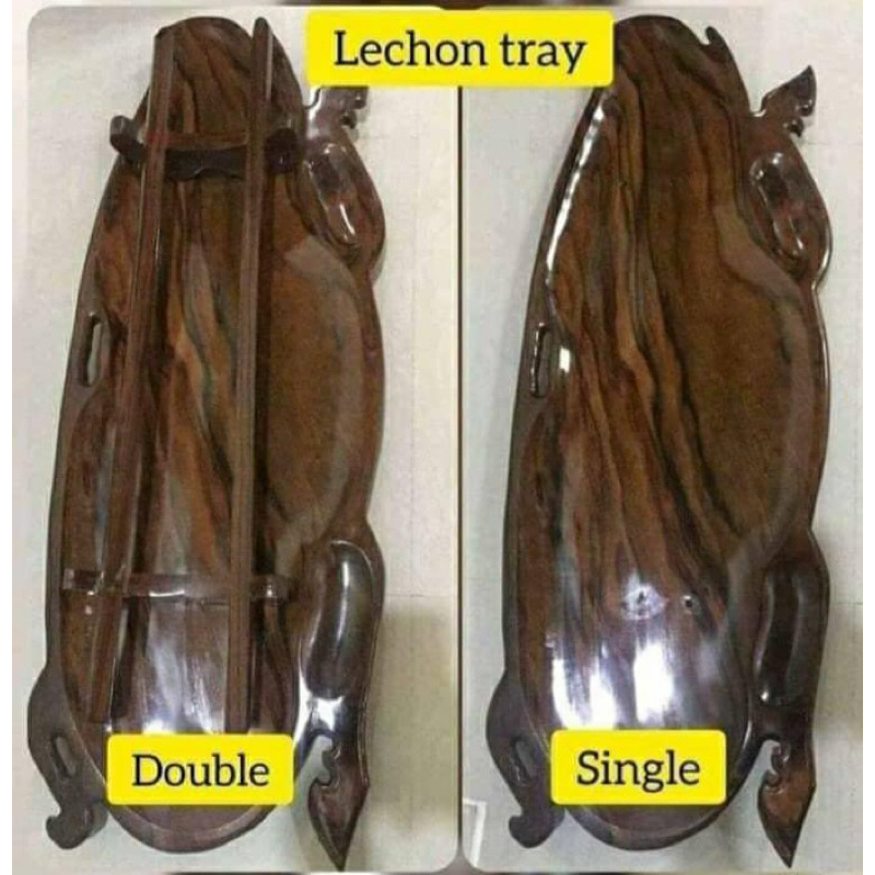 Lechon Tray Hardwood Magkono | Shopee Philippines