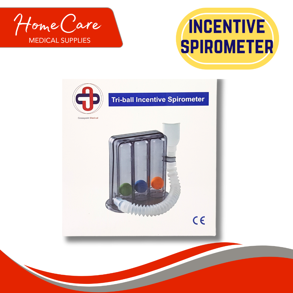 Tri-ball incentive Spirometer 1200ml CROSSPOINT | Spiro Ball ...