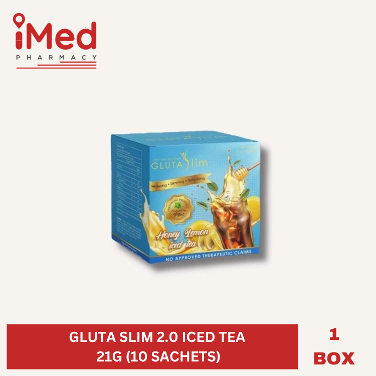 GLUTA SLIM 2.0 ICED TEA 21G (1 BOX OF 10S) | Shopee Philippines